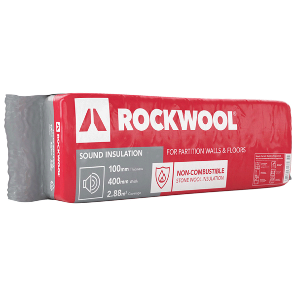 Stone wool Rockwool Sound Insulation Slab 100mm (1200×600) – kokiavilna.lt